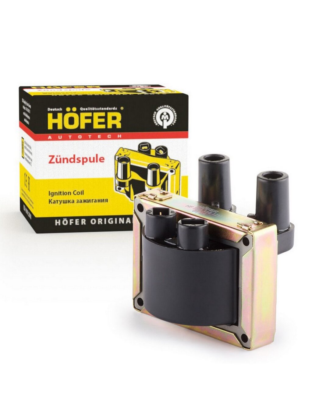 Катушка зажигания модуль для а/м ГАЗ 406 дв, УАЗ 409 дв. "HOFER"