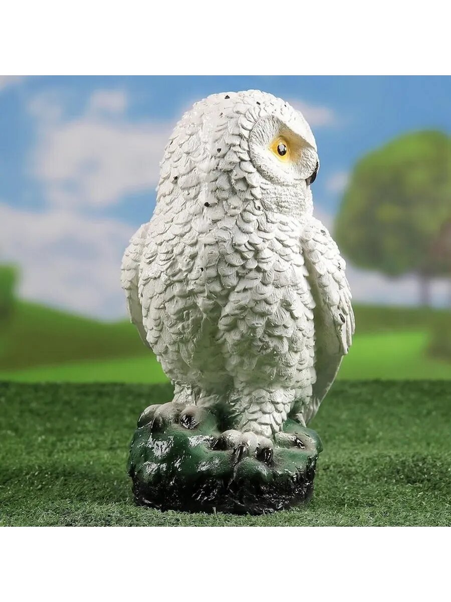 Элегантная садовая сова — декоративное украшение