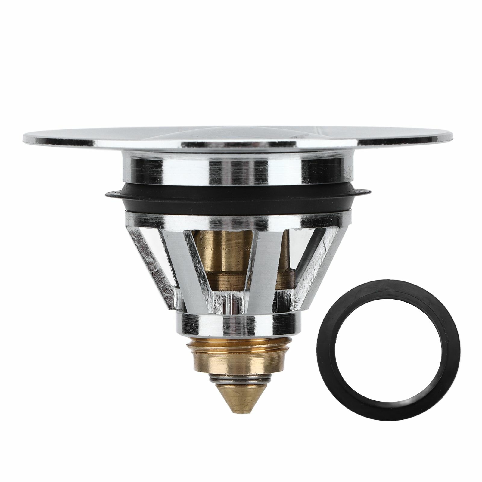 Отскакивающий сливной фильтр для раковины с прокладкой, ванная