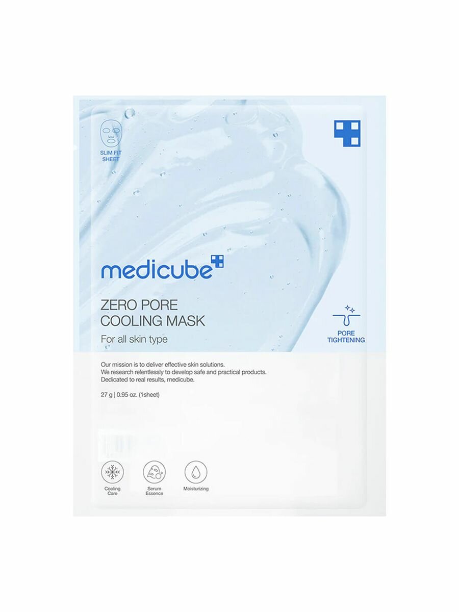 Medicube Охлаждающая тканевая маска для сужения пор medicube Zero Pore Cooling Mask