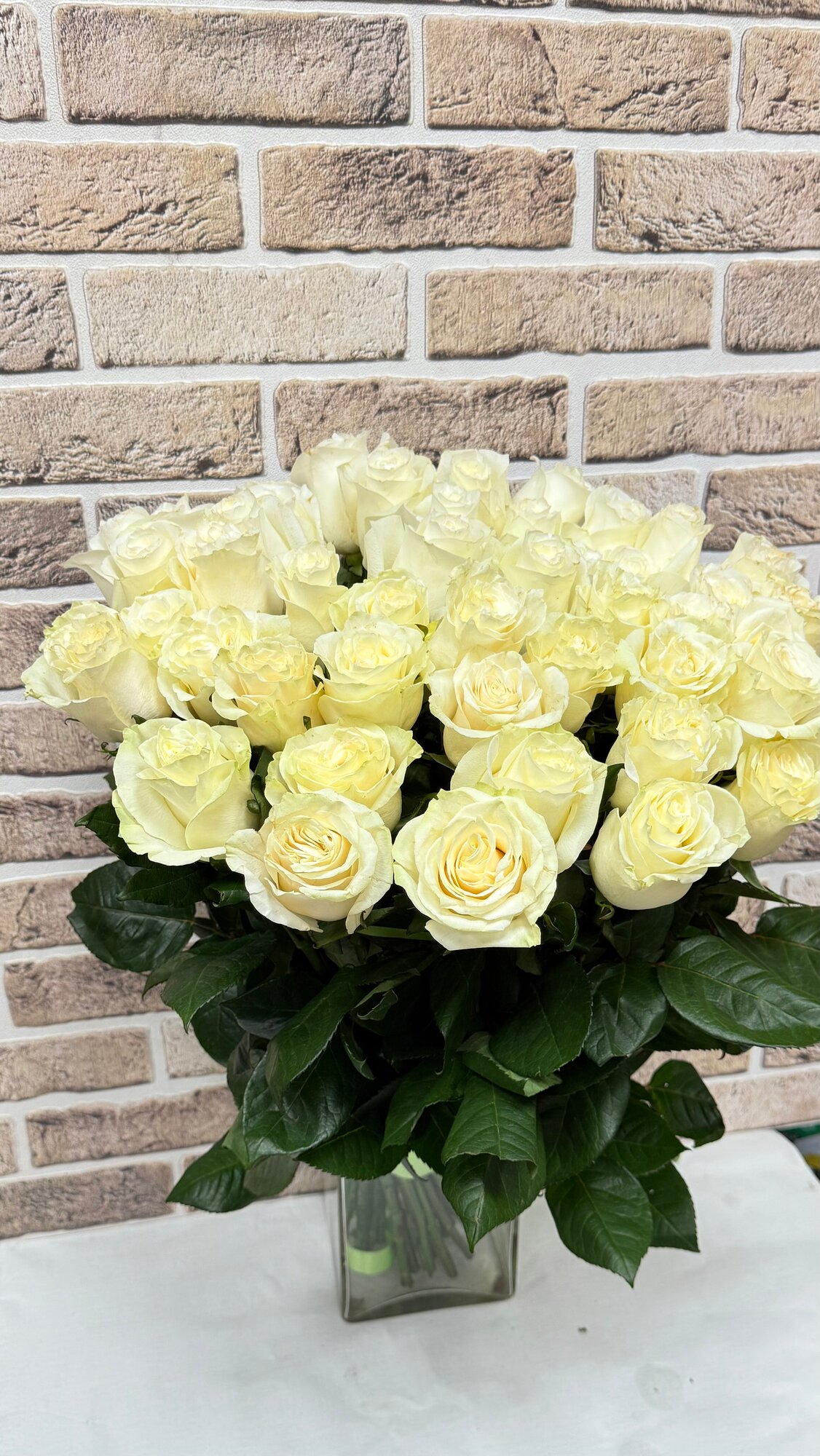 Роза белая Эквадор 21 шт для любого повода, для любимой, девушки, мамы, бабушки, коллеги