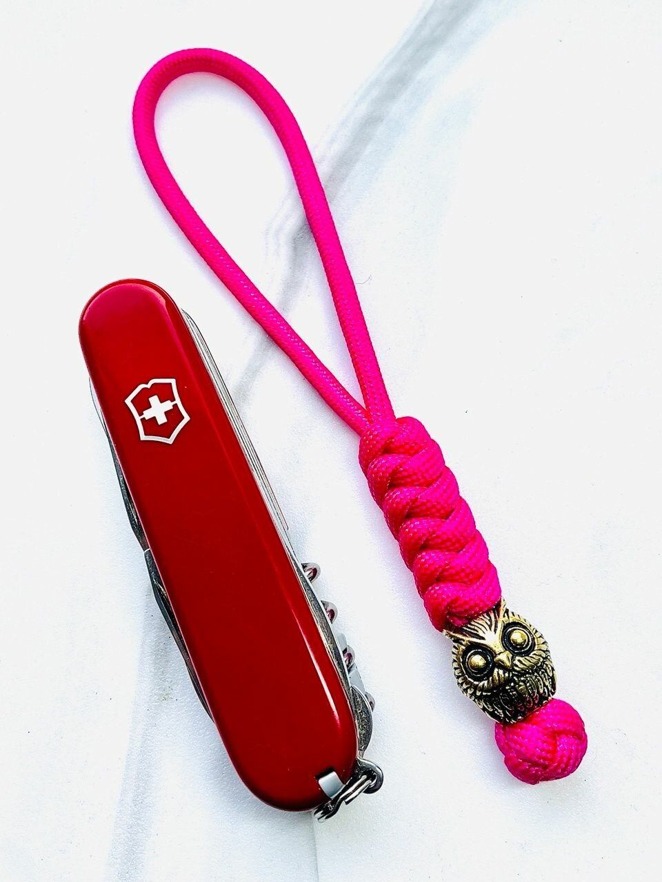 Темляк брелок для ножа "Сова"