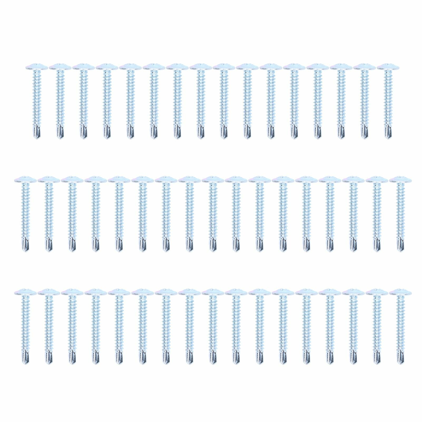 50 шт. сверлильный винт 4. круглая шайба 2x32 мм, оцинк. сталь