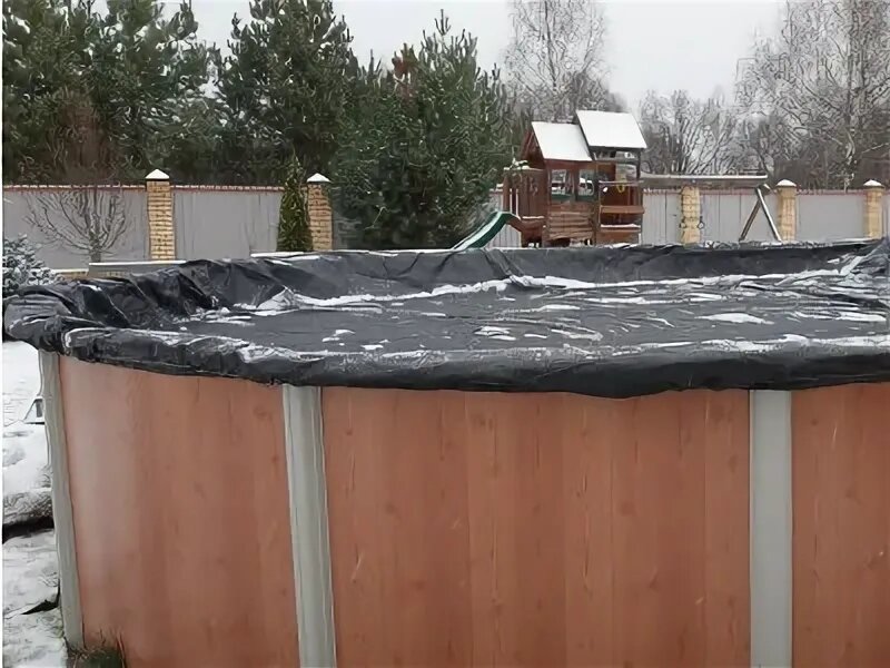 Покрывало Mayer Schwimmbad, брезентовое, для каркасных бассейнов, 7,3 м