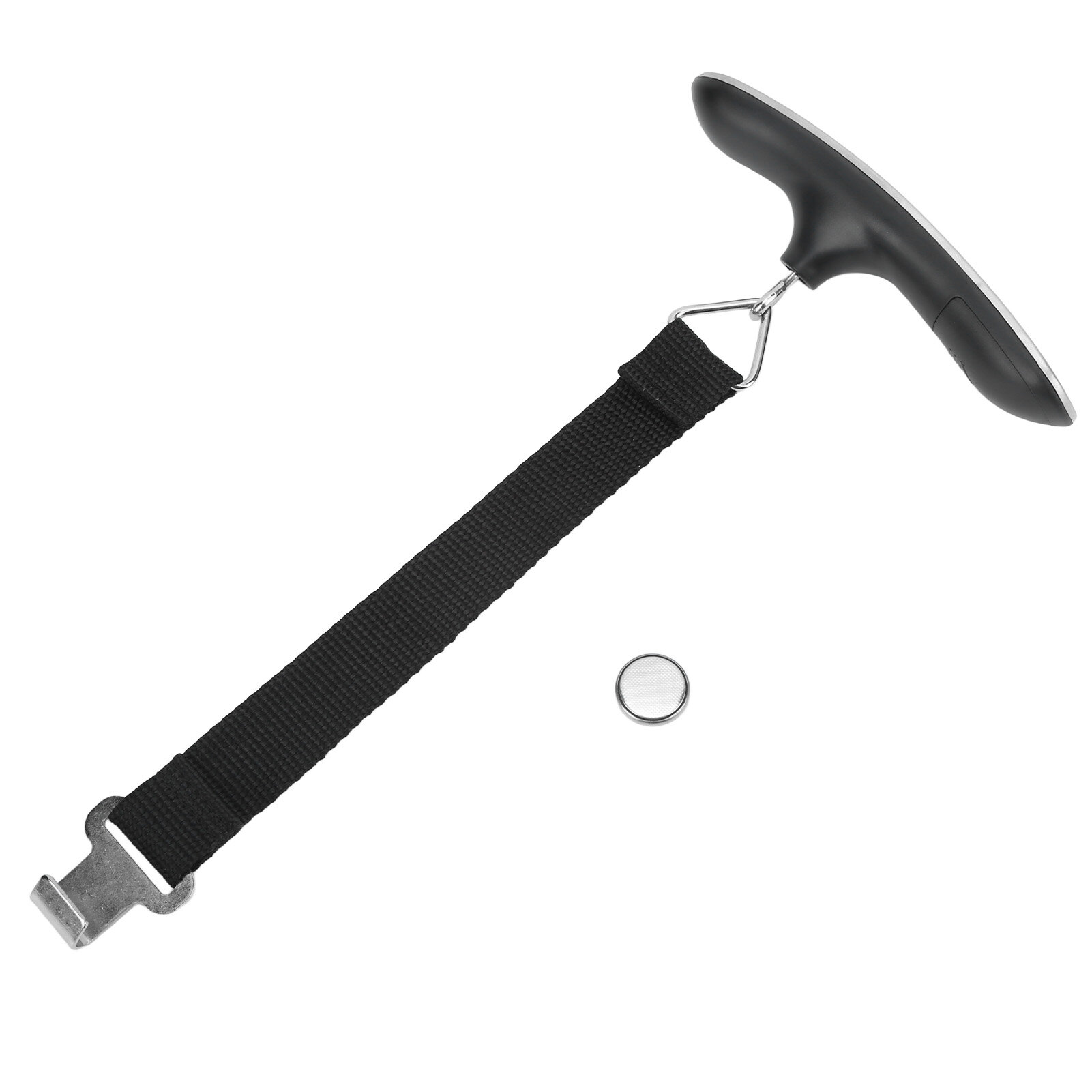 Портативные цифровые весы для багажа из нержавеющей стали, подвесные весы для чемоданов с батарейным питанием.