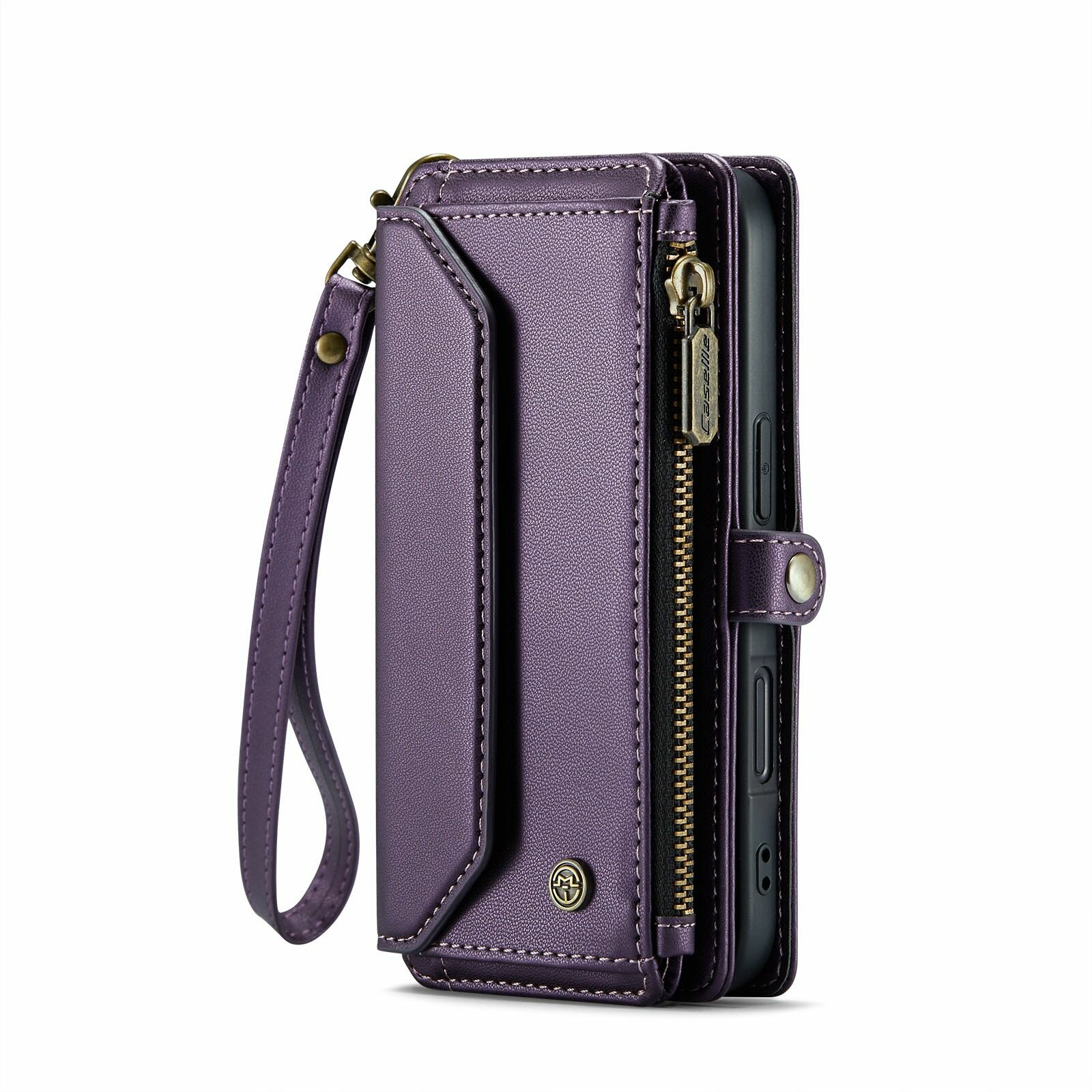 Чехол-кошелек CaseMe Wallet Bag iPhone 16 Pro фиолетовый