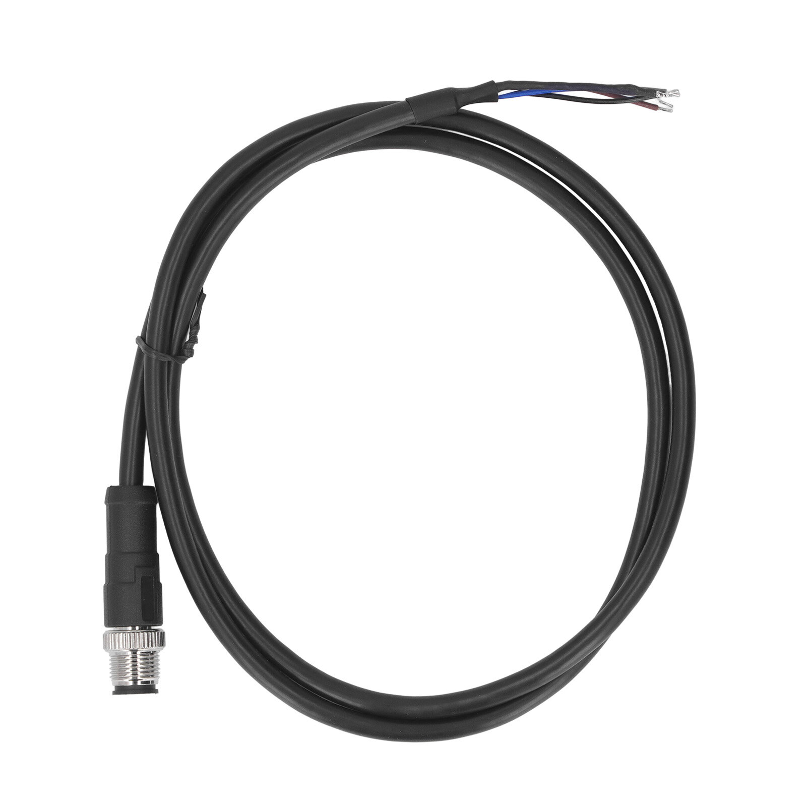 Авиационный кабель с разъемом 1 м, прямой 4-контактный гнездовой разъем с экраном, водонепроницаемый, 250 В переменного/постоянного тока.