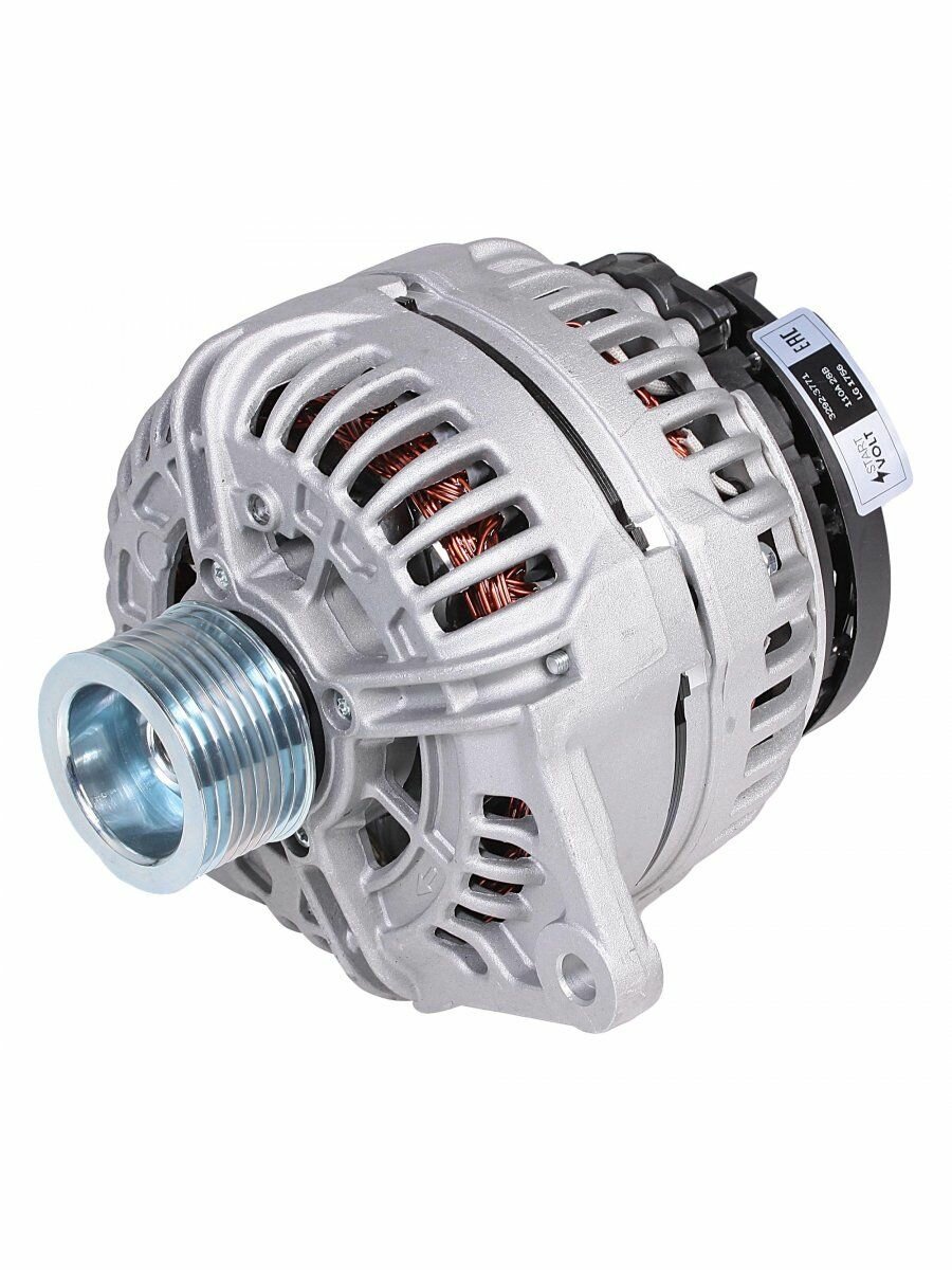 Генератор для а/м КАМАЗ с дв. CUMMINS ISB 6.7 л. 110А (LG 1756), STARTVOLT LG1756