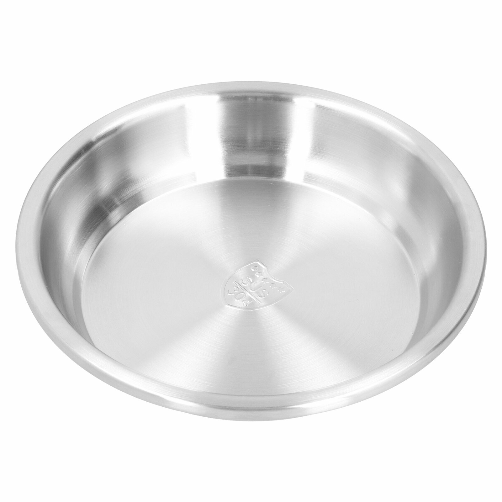 Глубокая тарелка из нержавеющей стали 304, посуда для салата и супа, посуда для сервировки, посуда для дома и кухни, 26 см, вес 266г-324г-360г, 1 штука