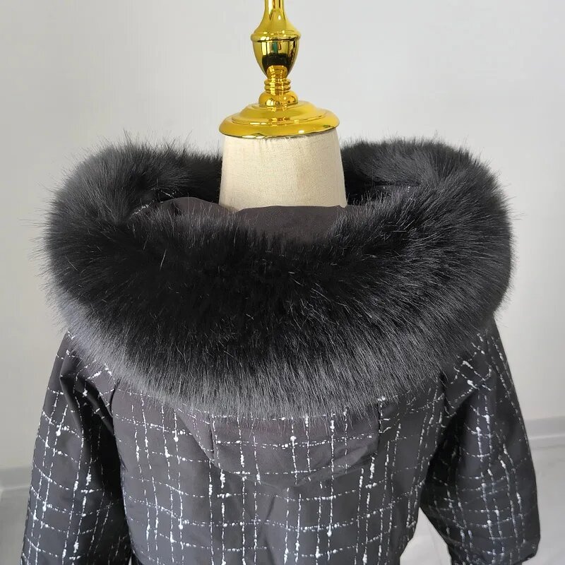 Qearlstar зимняя фальшивая нора меха воротник для женщин мужчин зимняя куртка капюшон отделка замена съемный шарф обернуть для ребенка пальто,200,18, искусственный мех, полиэстер, полиэстер,80