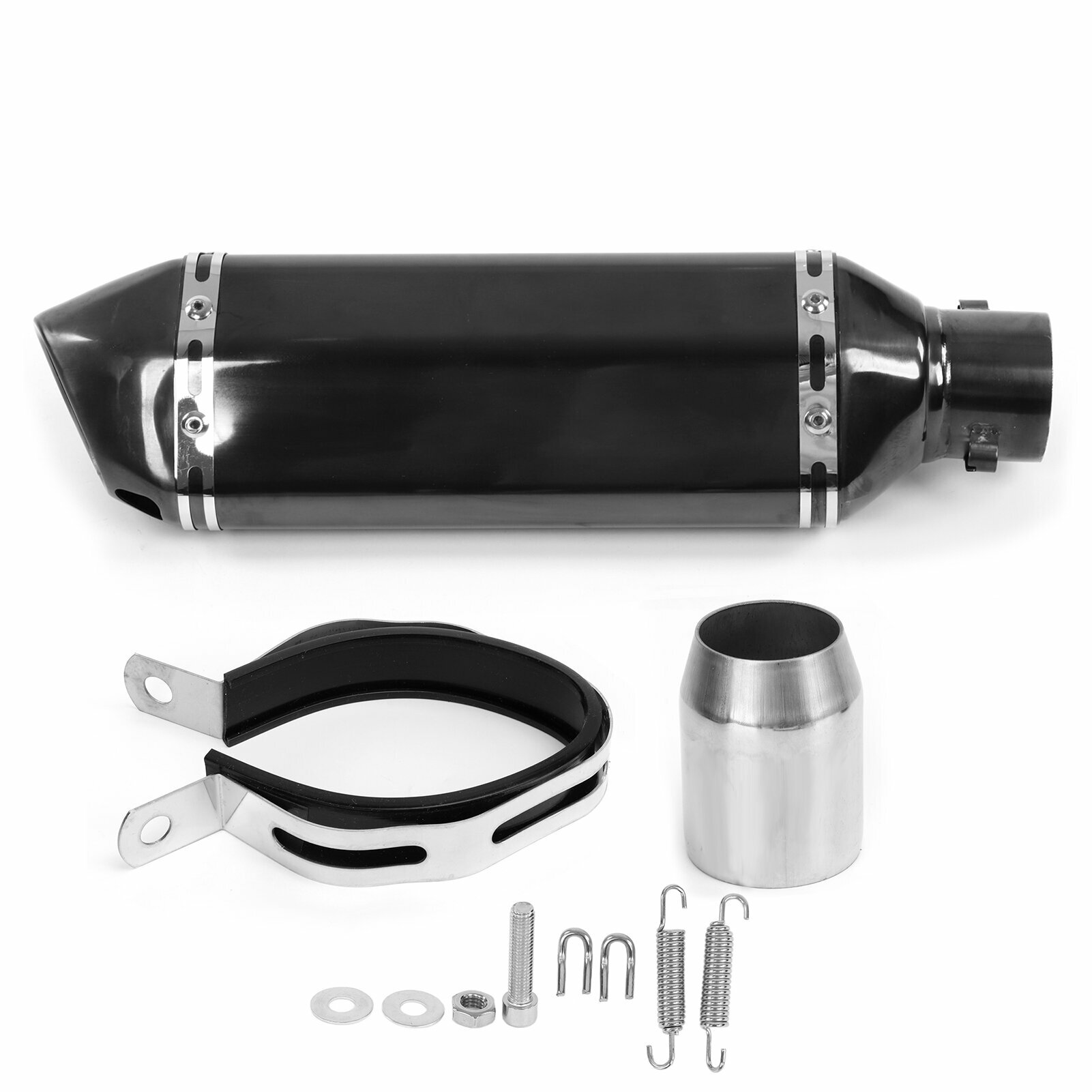 Глушитель мотоциклетный, металлик, черный, аксессуар для Yamaha