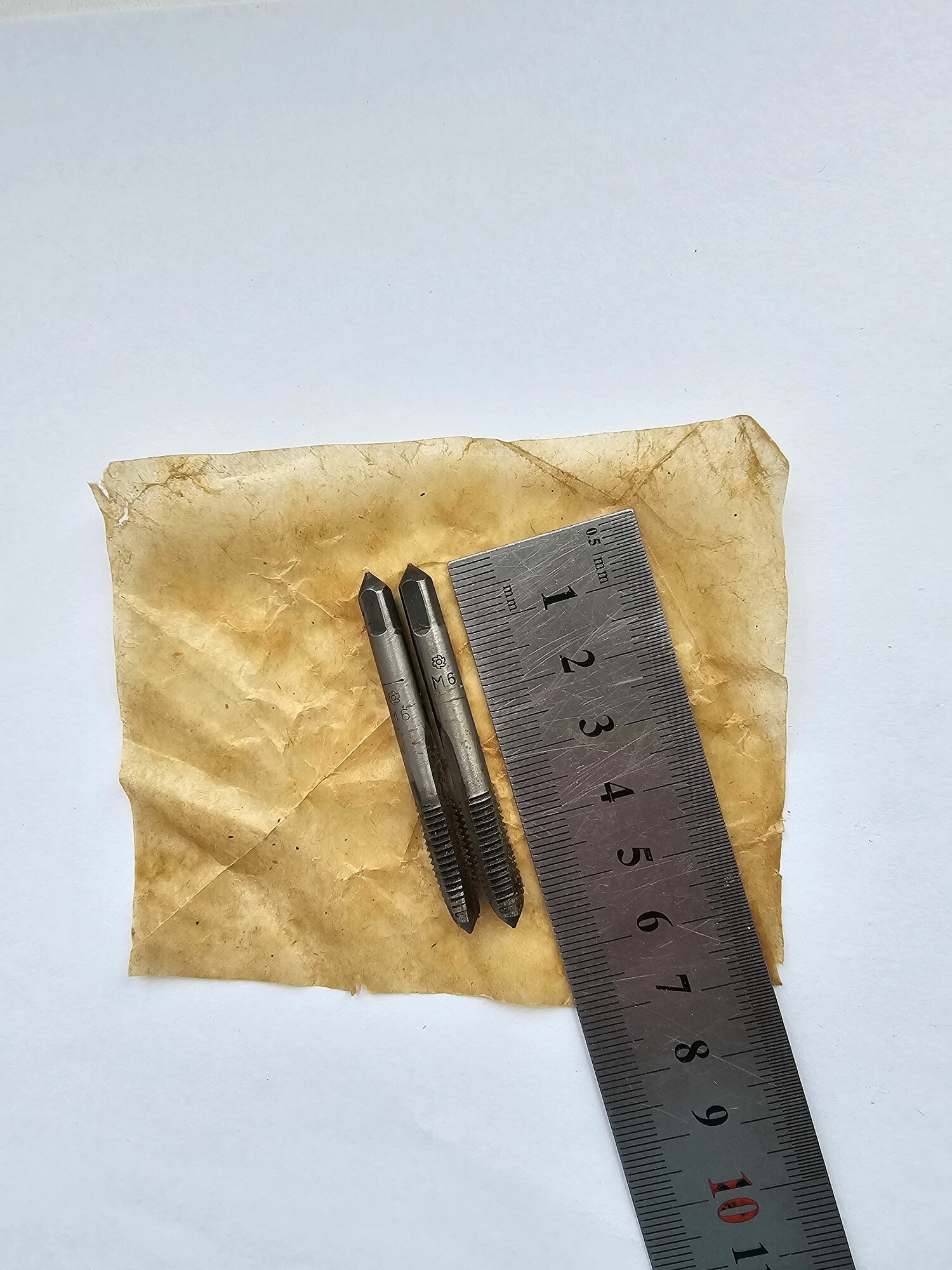 Метчик М6*1 СССР Комплектный (1 и 2 номер) З-д Фрезер. С хранения.