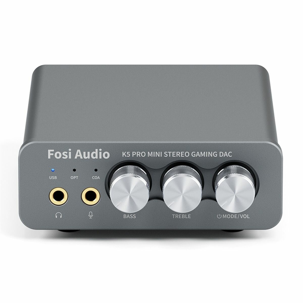 Fosi Audio Игровой USB-ЦАП K5 PRO С Микрофоном И Усилителем Для Наушников