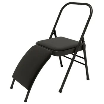 Кресло для йоги, стиль тренера, с поясничной опорой, желез + искусственная кожа.