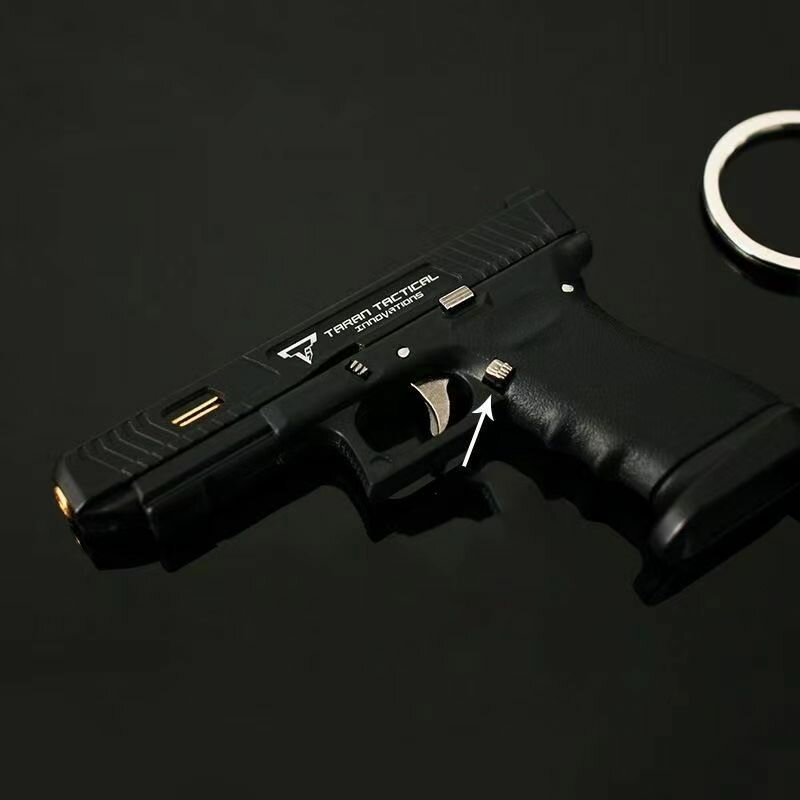 ToyTime 1:3 Мини-брелок для пистолета модели TTI G34 Combat Master Glock, PUBG/CS GO