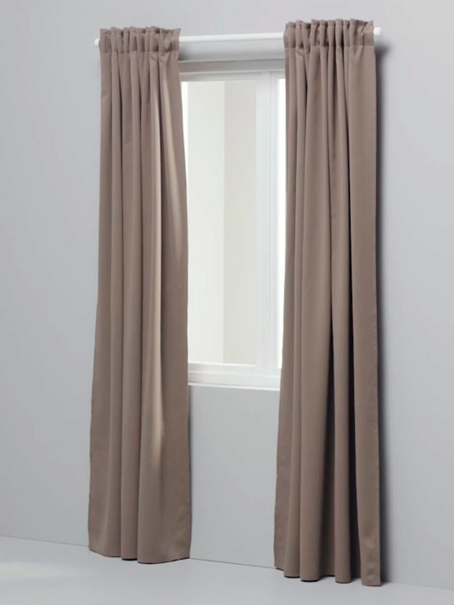 Гардины блокирующие свет икеа, майгулл, MAJGULL, 145х270 см, 2шт