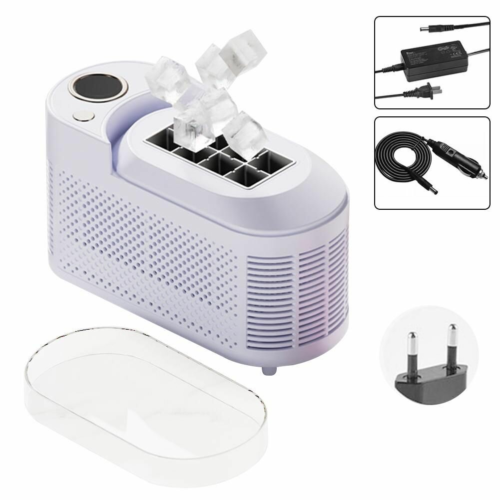 Льдогенератор для дома маленький заливной охлаждение напитка 21,6*12,8*9,3 см