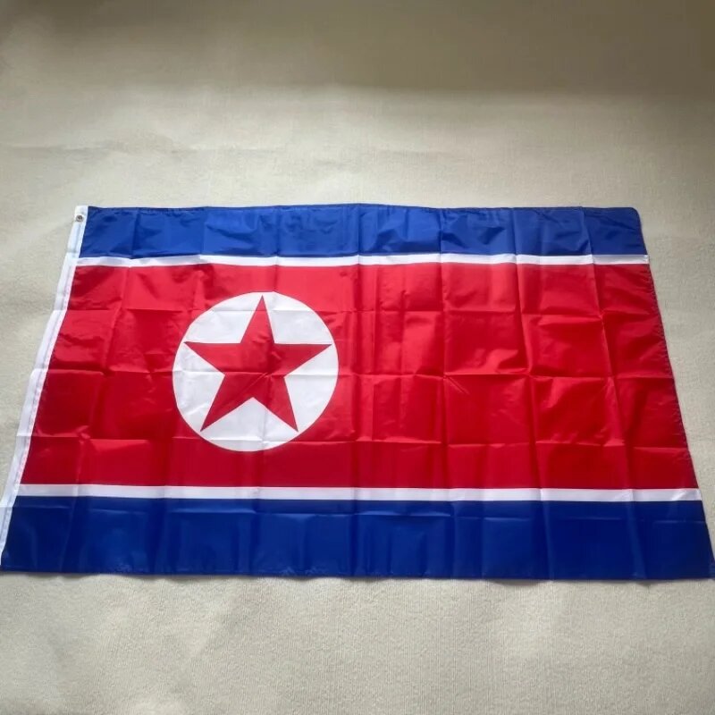 Флаг Северной Кореи 90x150 см, полиэстер