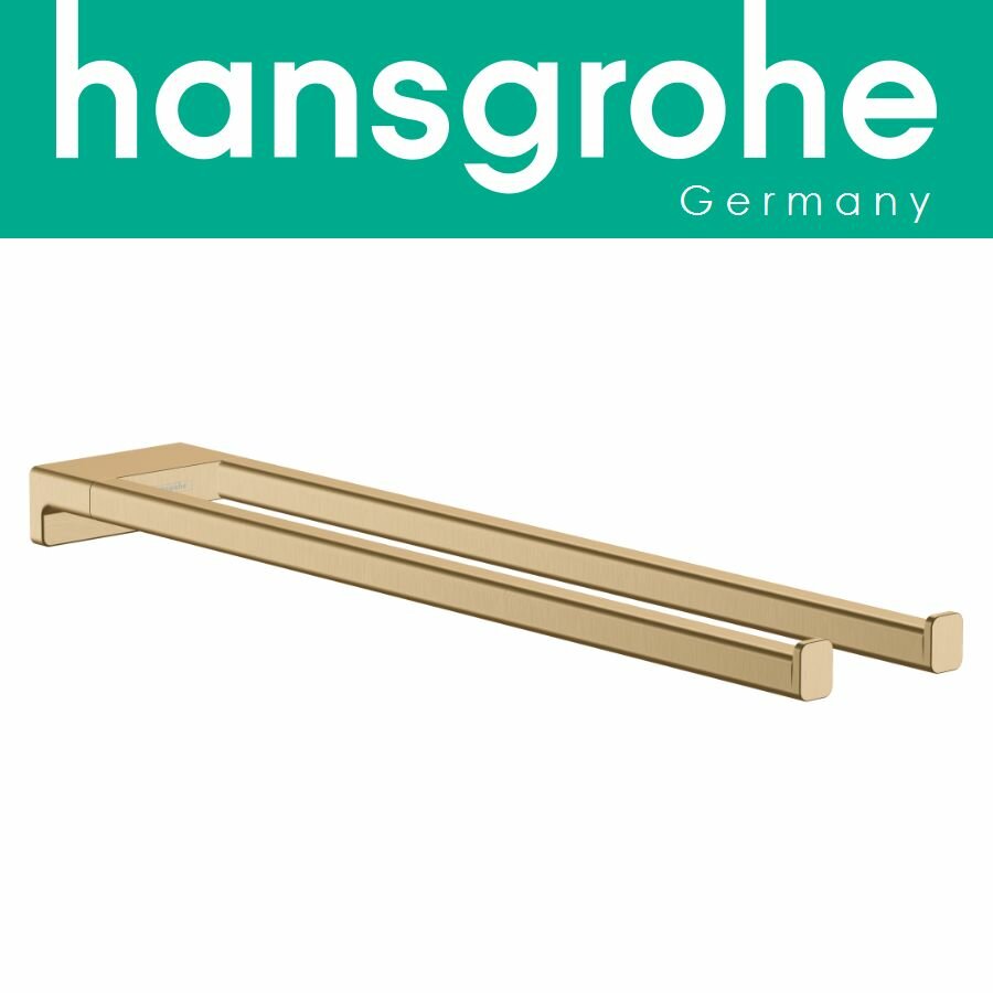 Держатель для полотенец в ванную Hansgrohe AddStoris бронзовый