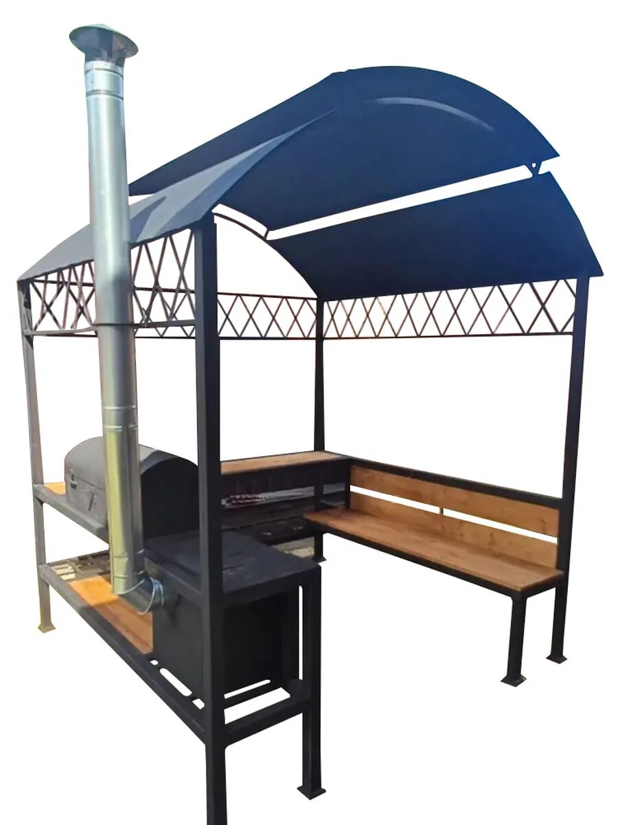 Мангал для дома и дачи неразборный 3 мм