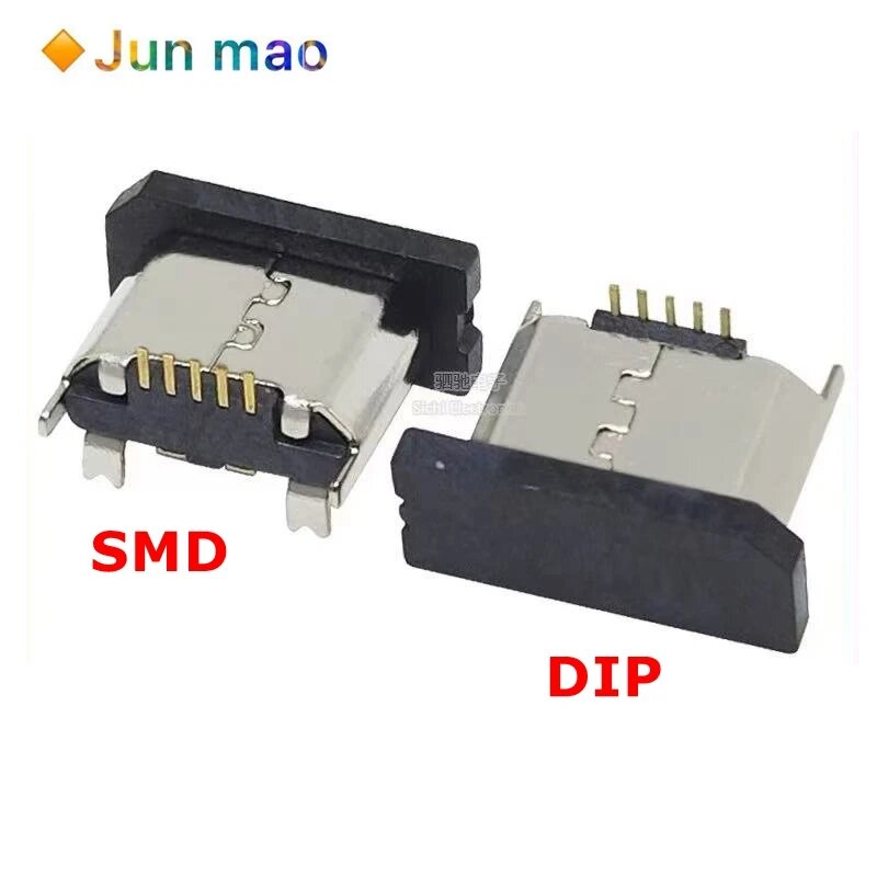 Разъемы Micro USB 180 SMD 10шт