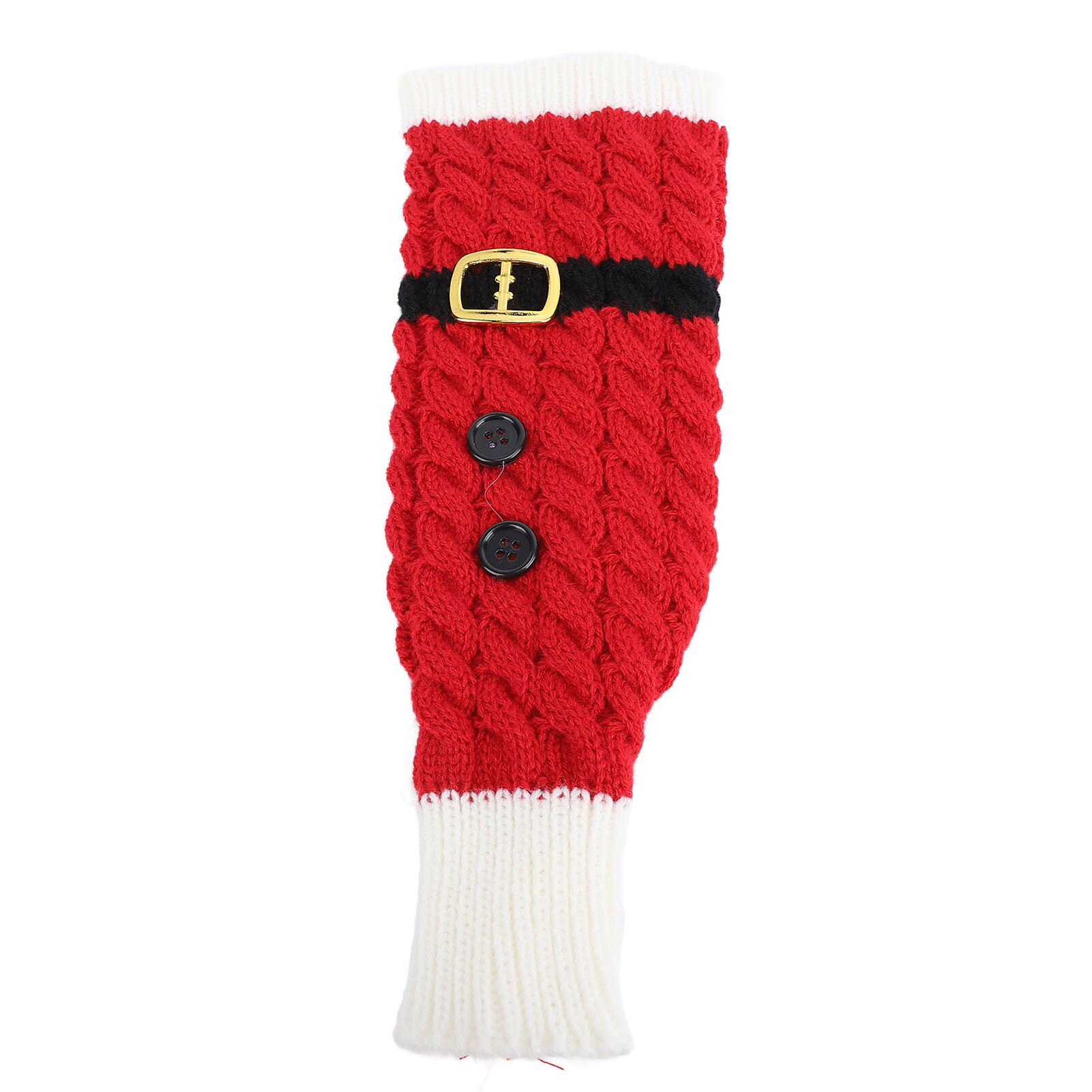 Красный рождественский чехол для бутылки вина, вязаный свитер для бутылки вина, многоразовый вязаный чехол для бутылки вина, вазы с водой