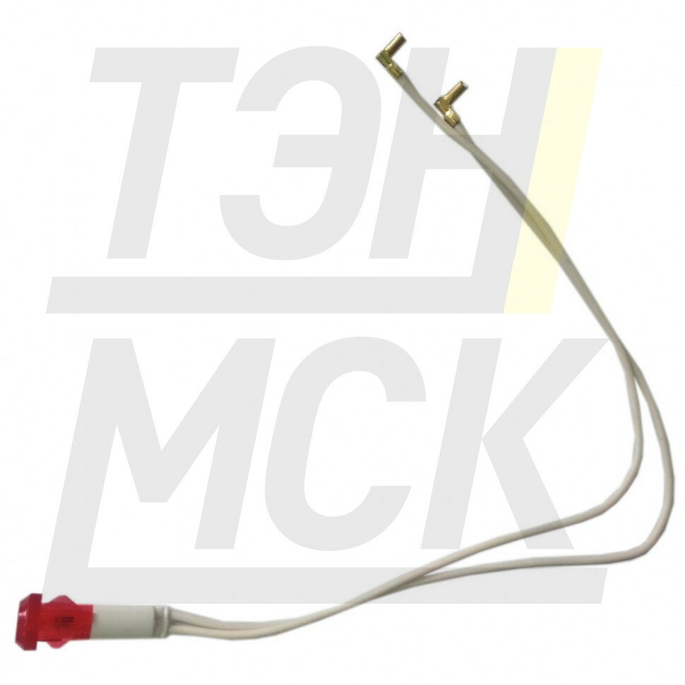 Набор 3 шт Лампа индикаторная с проводами 220V для Ariston, Atlantic, Real, KM66258