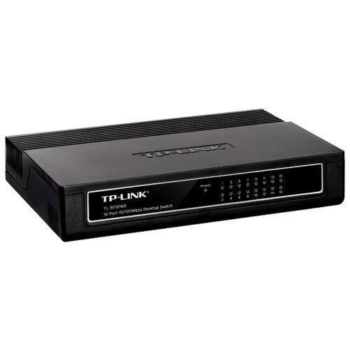 TP-LINK SMB TL-SF1016D Коммутатор, 16 портов Ethernet 100Mbps