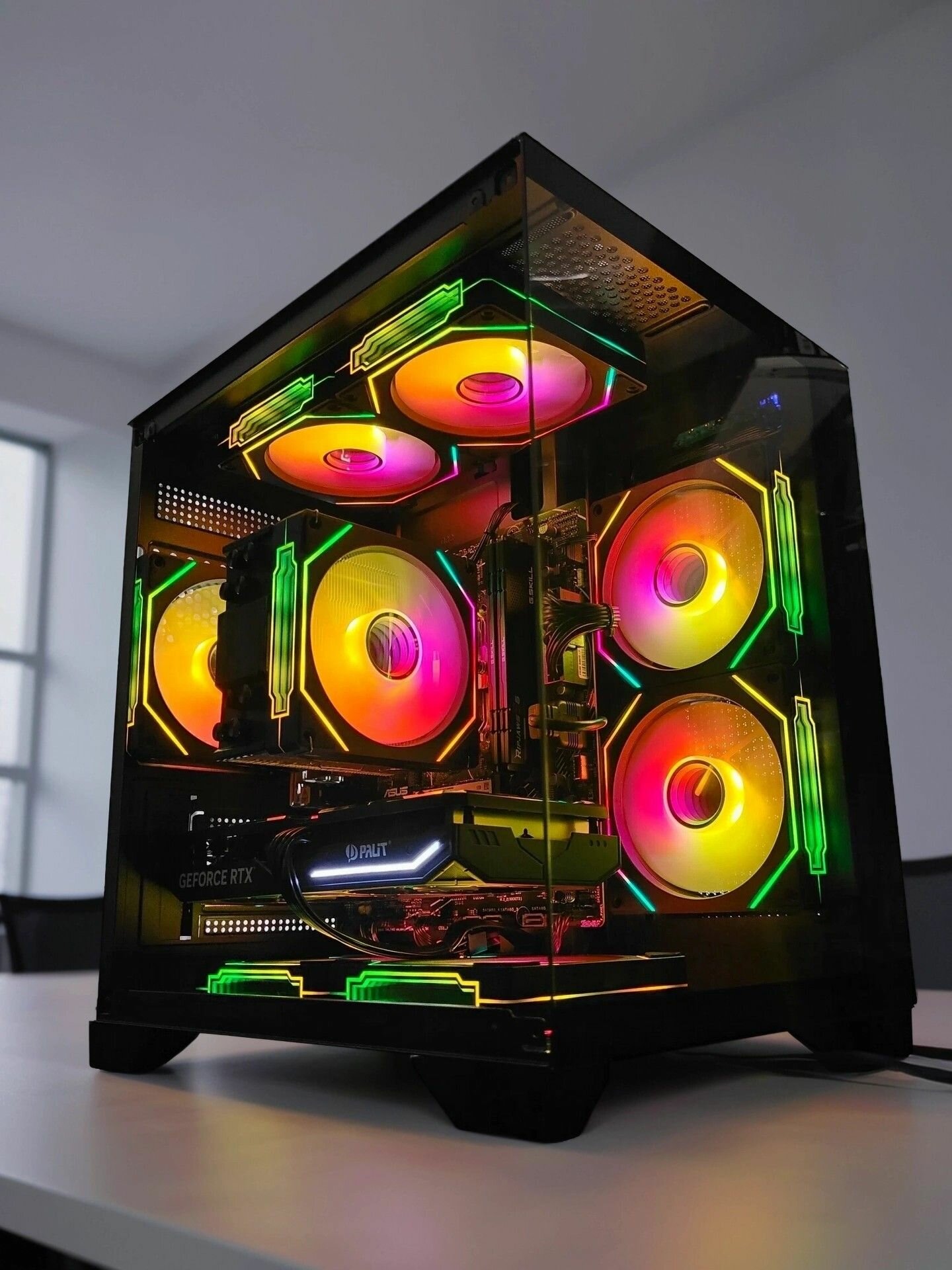 Игровой ПК( Intel Core i5-14400F / NVIDIA GeForce RTX 5060 Ti (8 Гб) / RAM 32 ГБ / SSD 1 ТБ ) (Игровой компьютер / системный блок)