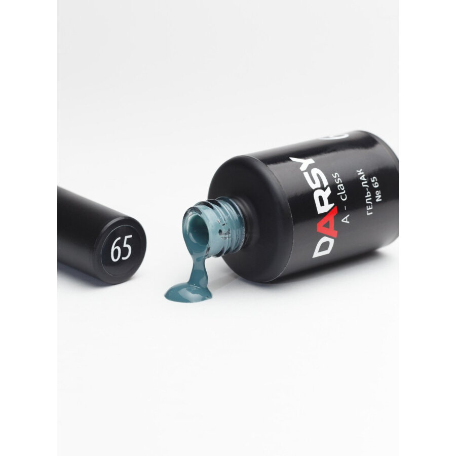 DARSY, Гель-лак темно-серый № 65, 8 мл