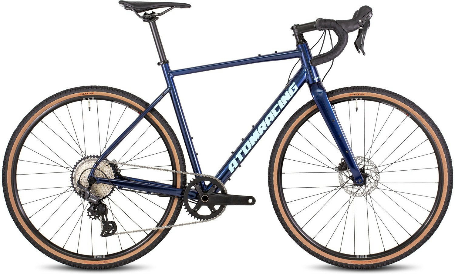 Велосипед гравийный Atom Tundra Evo (GRX 600) (2025), рама M, Синий