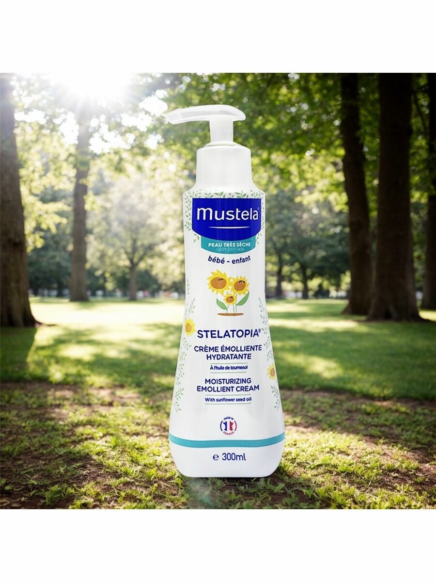 Крем-эмолент Mustela "Stelatopia", для сухой кожи, гипоаллергенный, с рождения