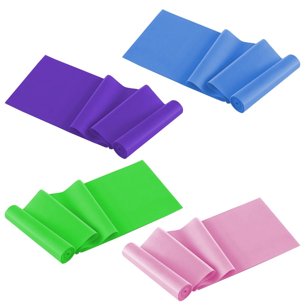 Бандаж для фитнеса длиной 1,50 м, Тренажер для растяжки с 4 уровнями для тренажерного зала, Тренировки