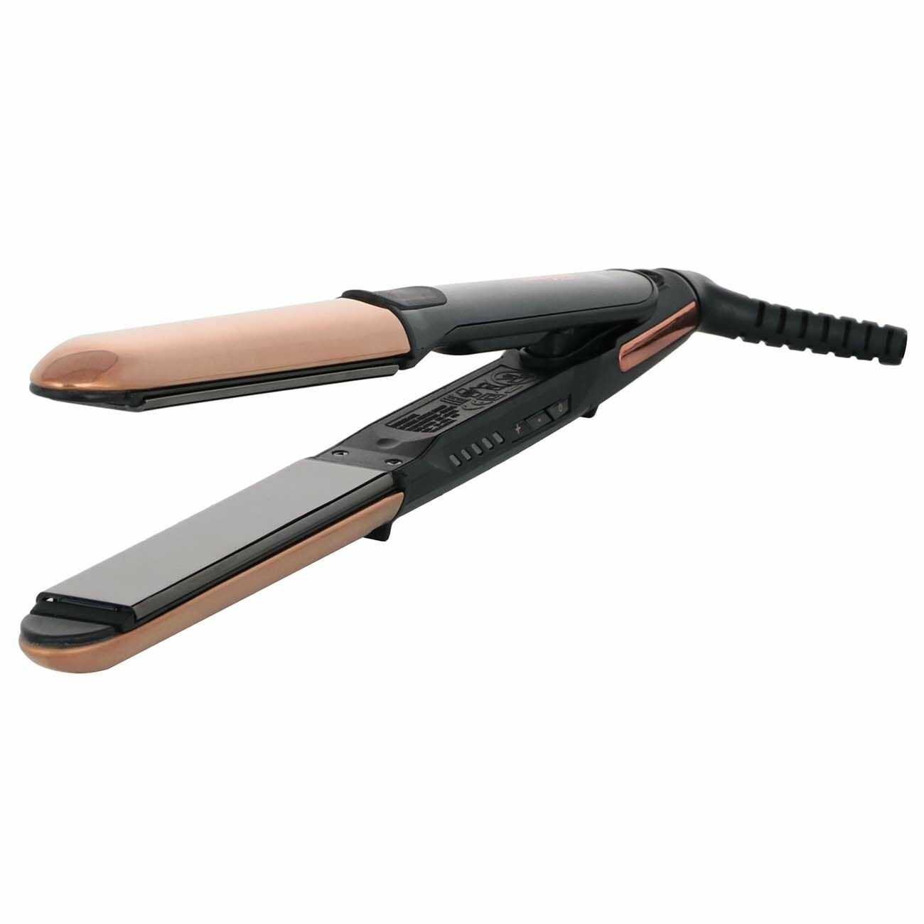 Выпрямитель волос BaByliss ST482E, титановые пластины, 5 температурных режима, черный/золотой