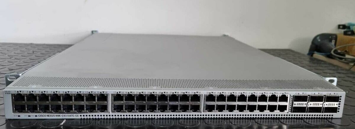 Коммутатор CISCO NEXUS N9K-C93108TC-EX Nexus 9K Fixed with 48p 10G BASE-T and 6p 40G/100G QSFP28