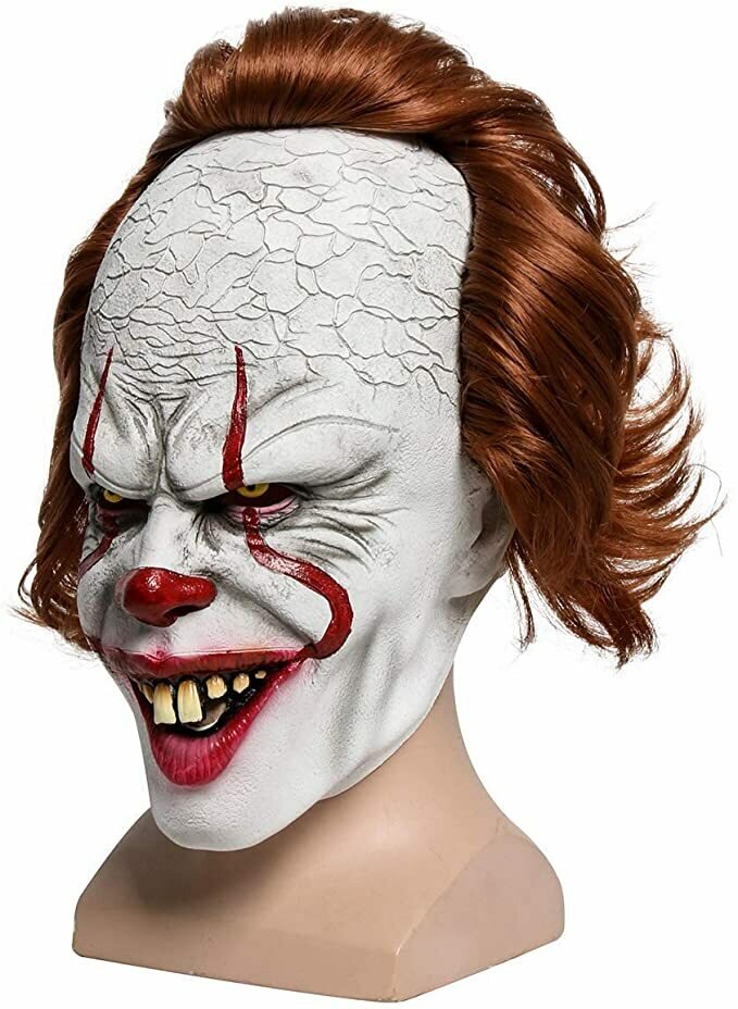 Terrible Clown Latex Horror Mask