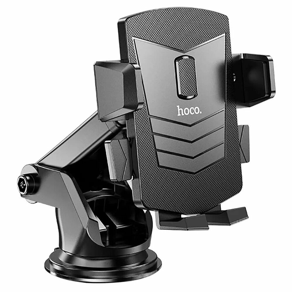 Hoco Автомобильный держатель HOCO CA83, зажимной, на приборную панель/лобовое стекло, черный