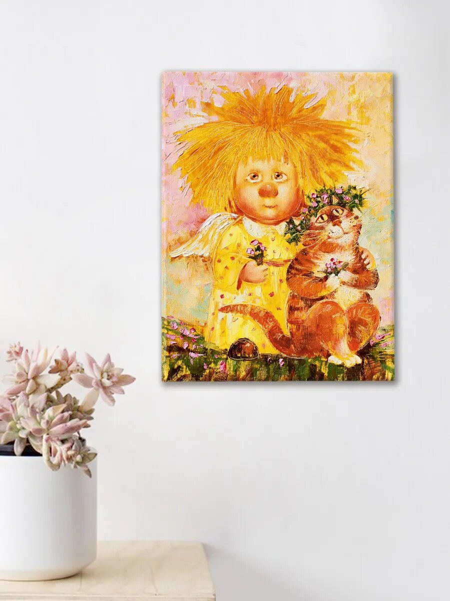 Картина с ангелом