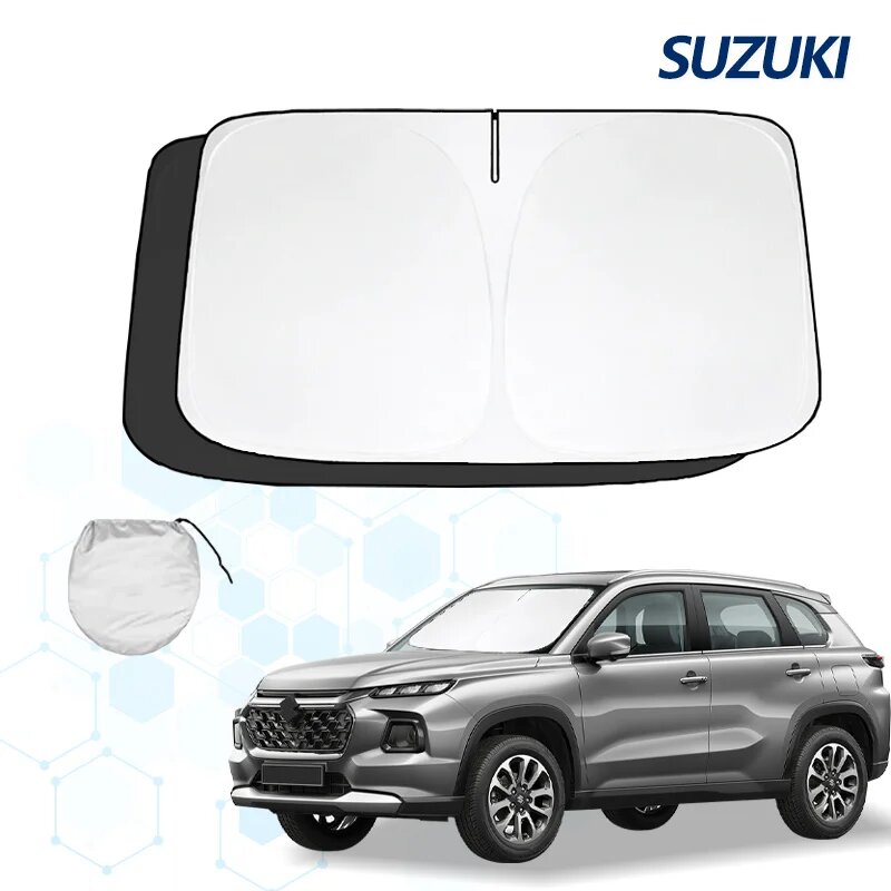 Солнцезащитный козырек на лобовое стекло автомобиля, складной солнцезащитный козырек, защитные блоки, УФ-лучи для Suzuki Grand vitara, автомобильные летние аксессуары
