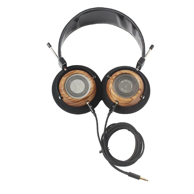 Наушники DIY Деревянный корпус для наушников Корпус 57 мм Наушники DIY с кабелем