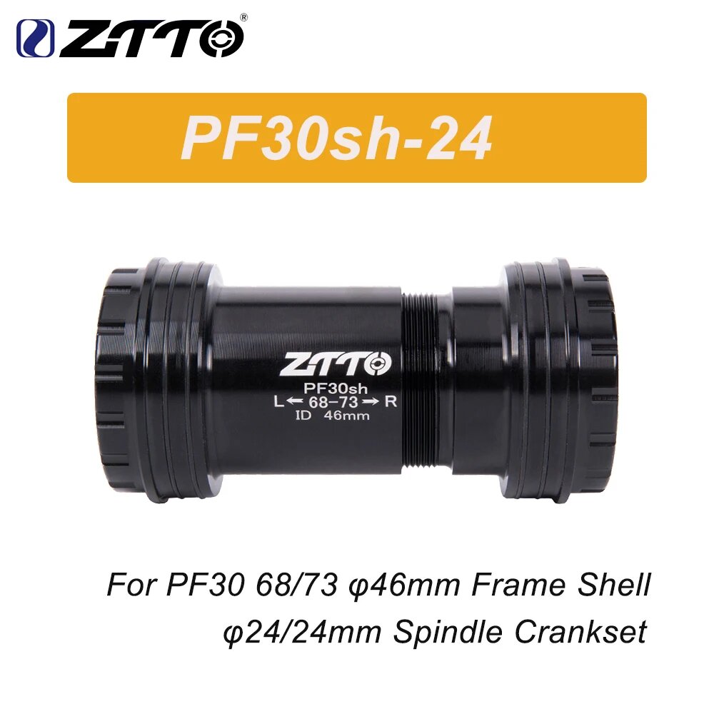 ZTTO PF30sh каретка алюминиевая для велосипедов Черный, PF30sh-24