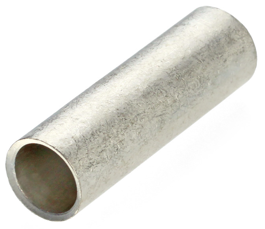 Гильза соединительная КВТ ГМЛ 120-17 медная луженая, сечение 120мм2, 41177, 1шт. / материалы для электромонтажа