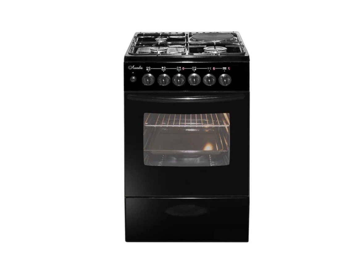 Плита Лысьва ЭГ 1/3г01 МС-2у (черный, без крышки)