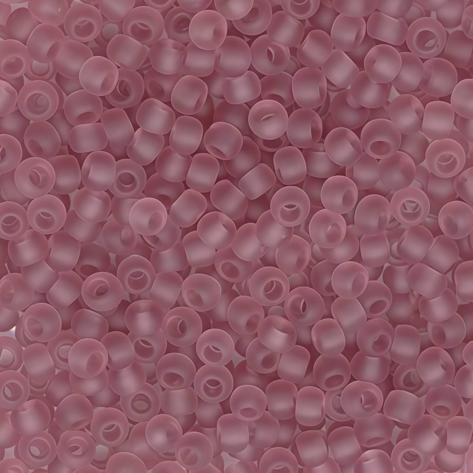 Бисер TOHO круглый, размер 11/0, цвет #6F (Прозрачный матовый, светлый аметист), 10 грамм