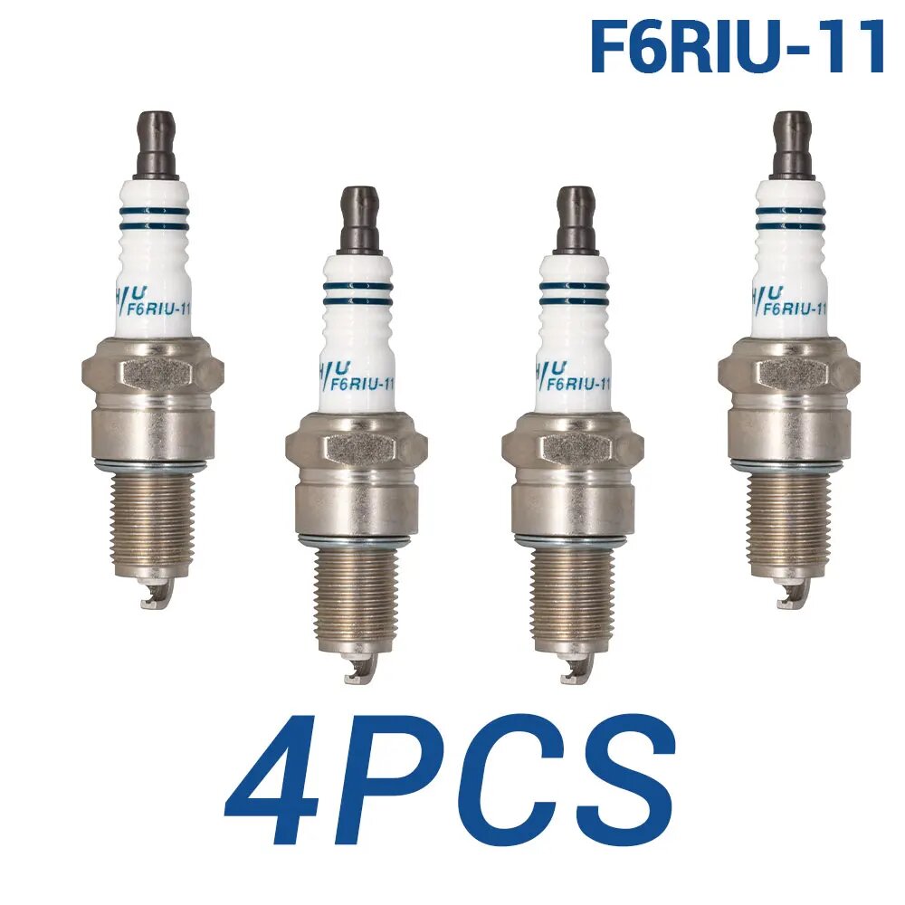 2-8PCS Свечи Замена для DENSO IW20 W20EPRZU11 SUZUKI 99000-79J80-W20 MAZDA 3710-18-110 Иридиевая свеча зажигания Факел F6RIU-11 4 pieces F6RIU-11