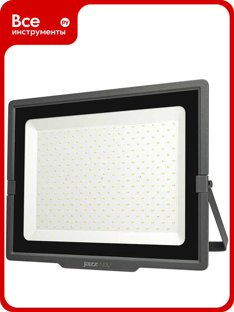 Светодиодный прожектор Jazzway PFL-C3 6500К IP65 до с клапаном закаленное прозрачное стекло 250 Вт