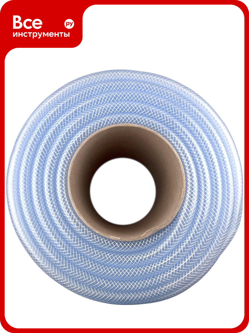 Прозрачный армированный шланг Профитт 19х25 мм, 35 м 7760367-1