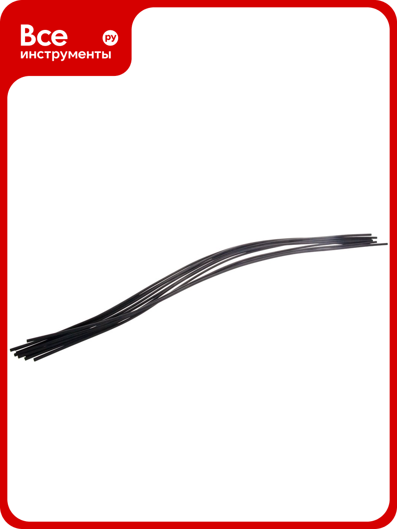 Термоусадочная клеевая трубка КВТ, ТТК 2:1-4.8/2.4 черная 74300