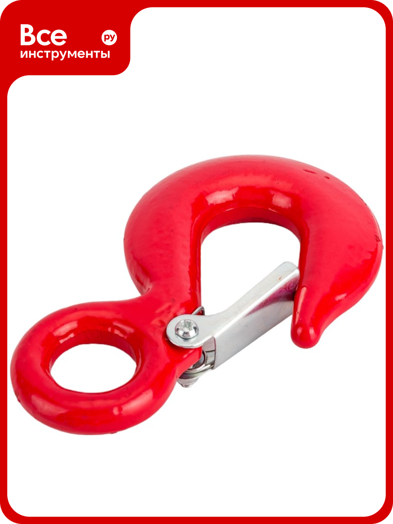 Чалочный крюк TOR 320А с грузоподъемностью 1.5 тонны, самозакрывающейся конструкцией и защитой от коррозии для безопасного подъема и перемещения грузов