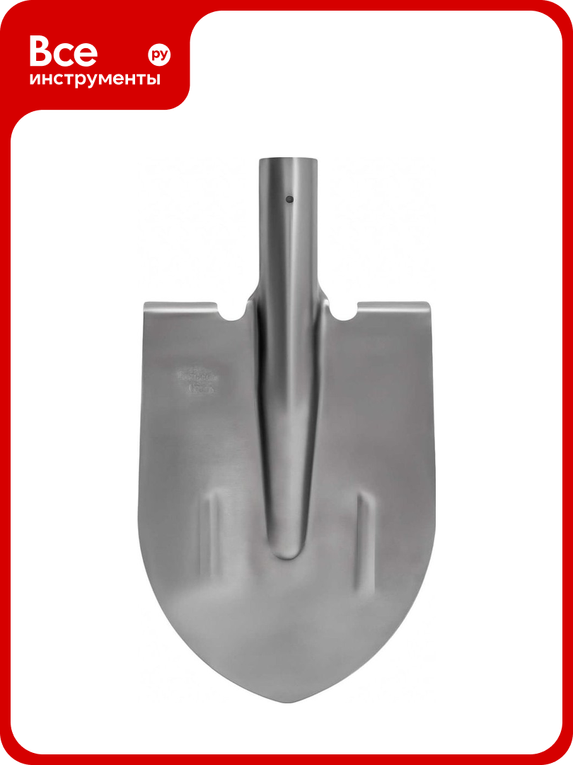 Штыковая лопата Gigant без черенка и ручки SH-18, вскапывания земли, рессорно‑пружинная сталь, бытовой тип